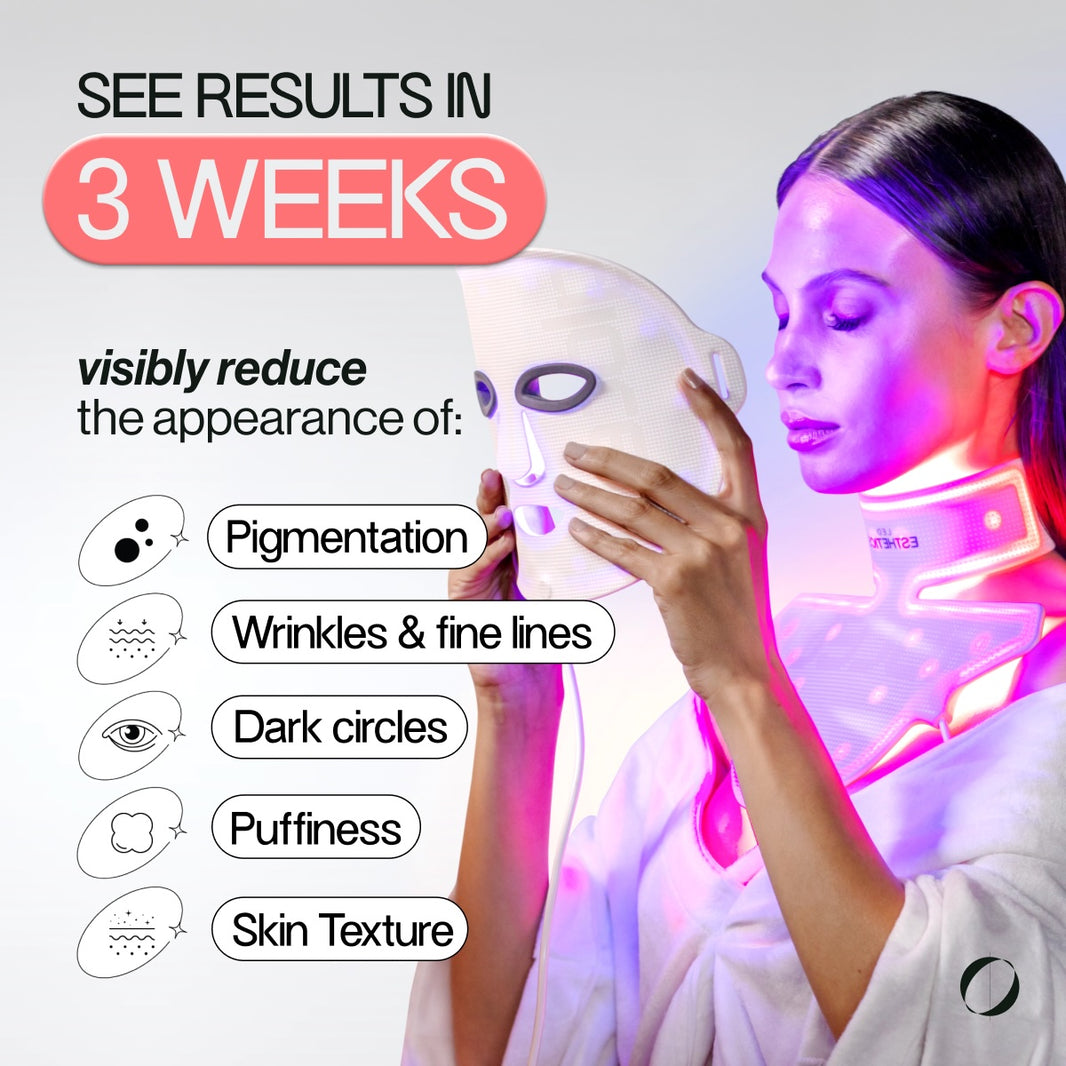 Glotech™ Pro Red Light Therapy Mask | LED Esthetics