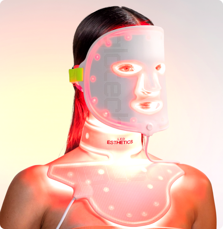 Glotech™ Collar Red Light Therapy for Neck & Chest | LED Esthetics